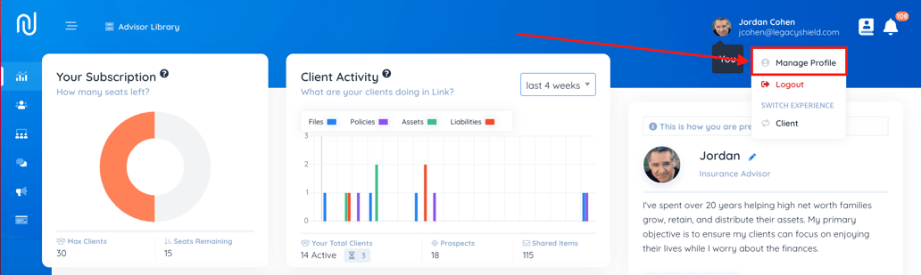 Upgrade Account Subscription